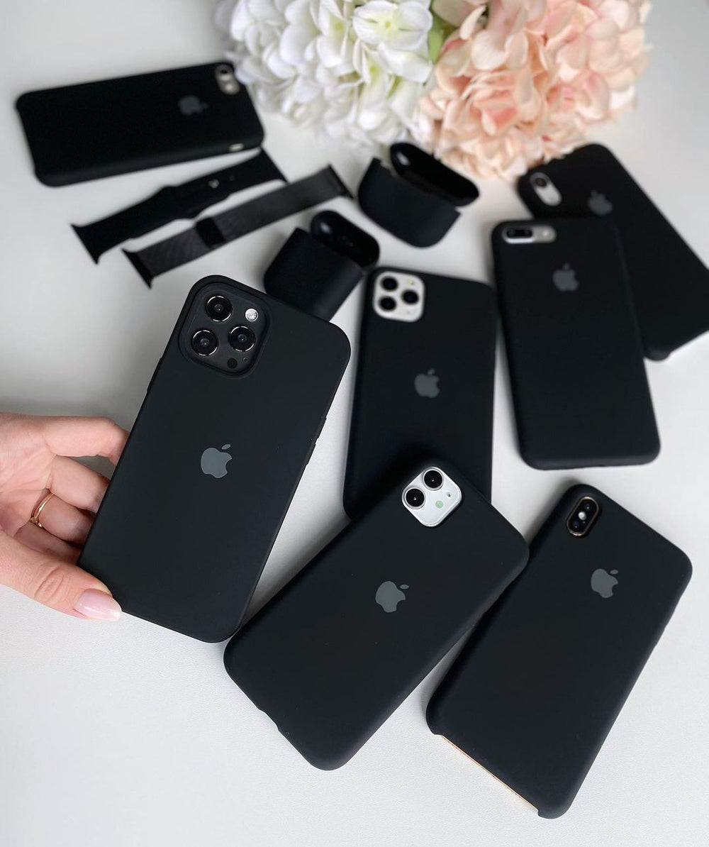 Black iPhone Silicone Case | Premium Liquid Silicone | Neas Original™
