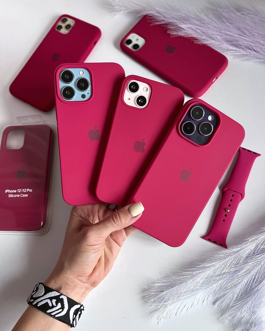 Rose Red iPhone Silicone Case | Premium Soft Silicone – Neas Original